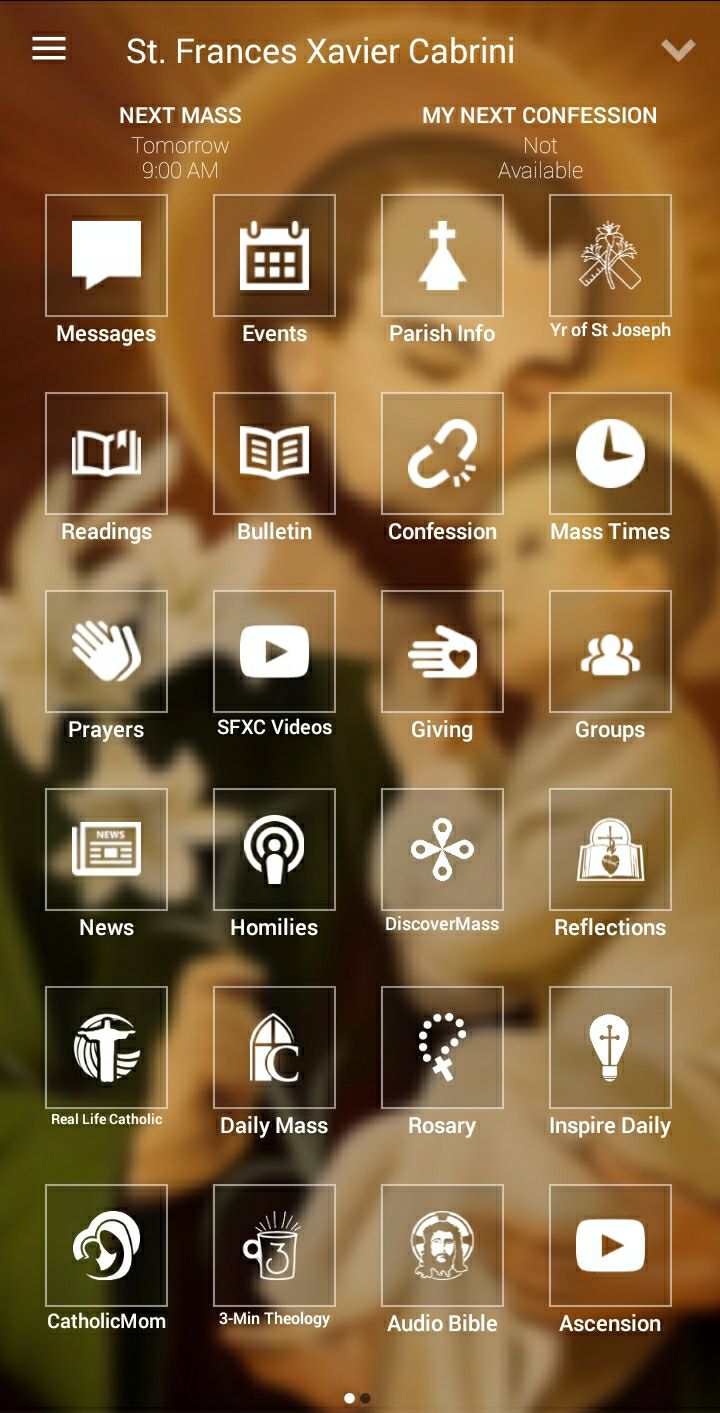 MyParish App – St. Frances Cabrini and St Vincent de Paul Catholic Churches